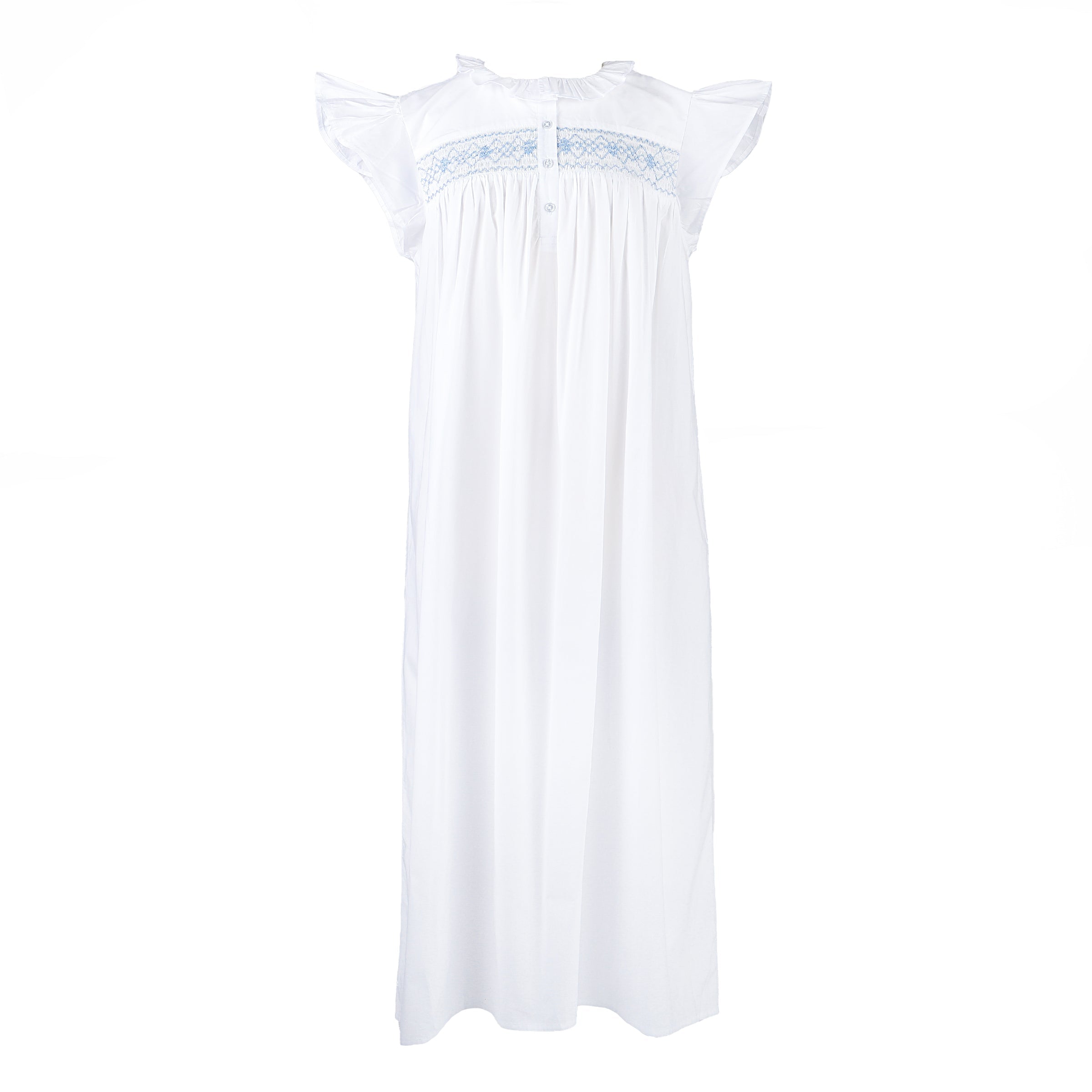 Emily Cotton Smocked Nightgown – Quintessentials