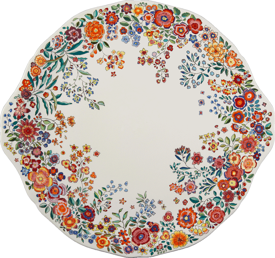 Poesie Eared Cake Platter – Quintessentials