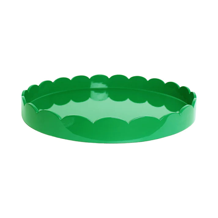 Round Large Lacquered Scallop Tray 20x20 – Quintessentials