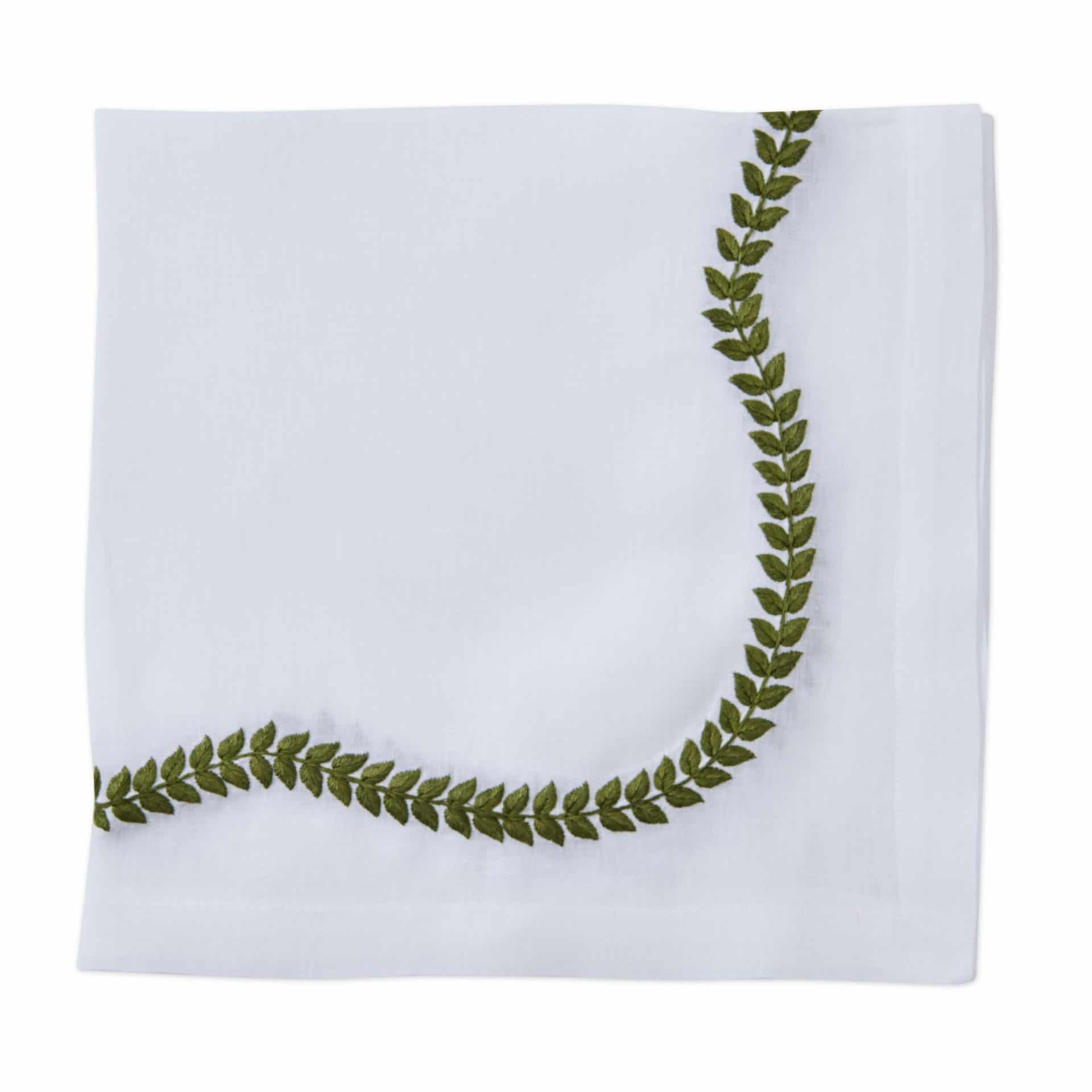 Fern Path Embrroidered Napkins – Quintessentials