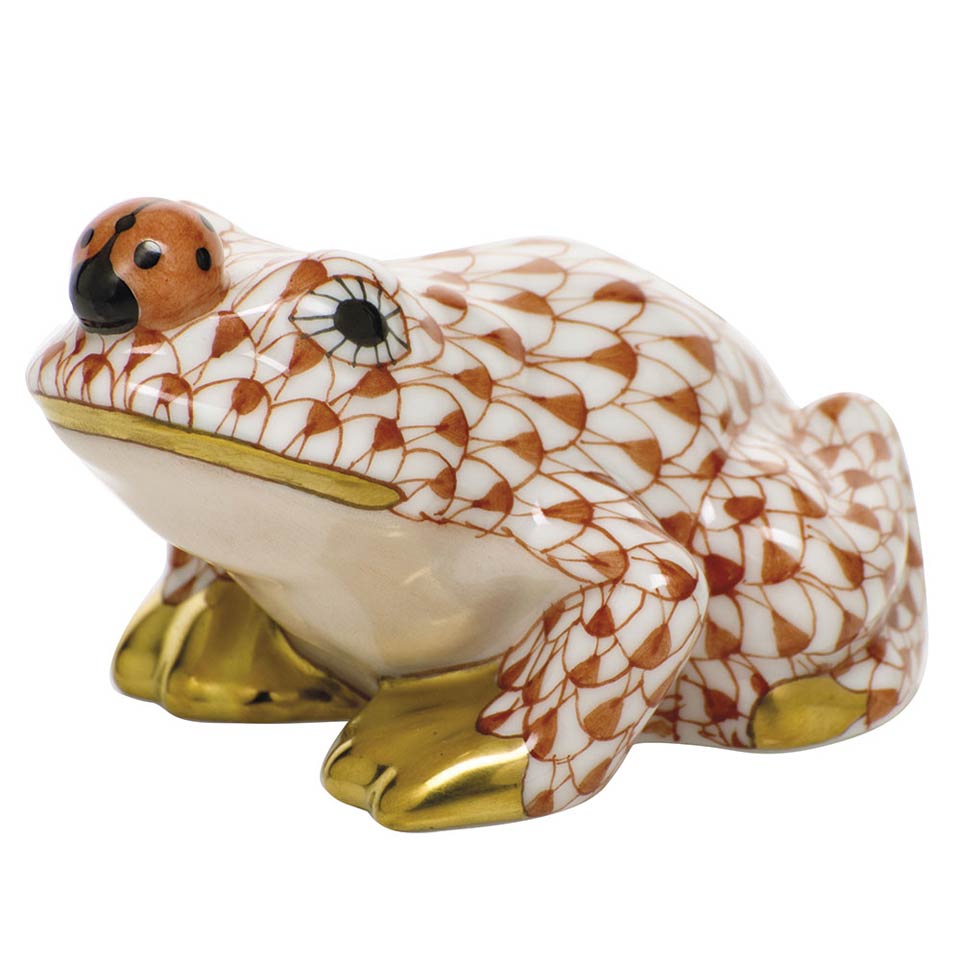 Frog With Ladybug by Herend – Quintessentials