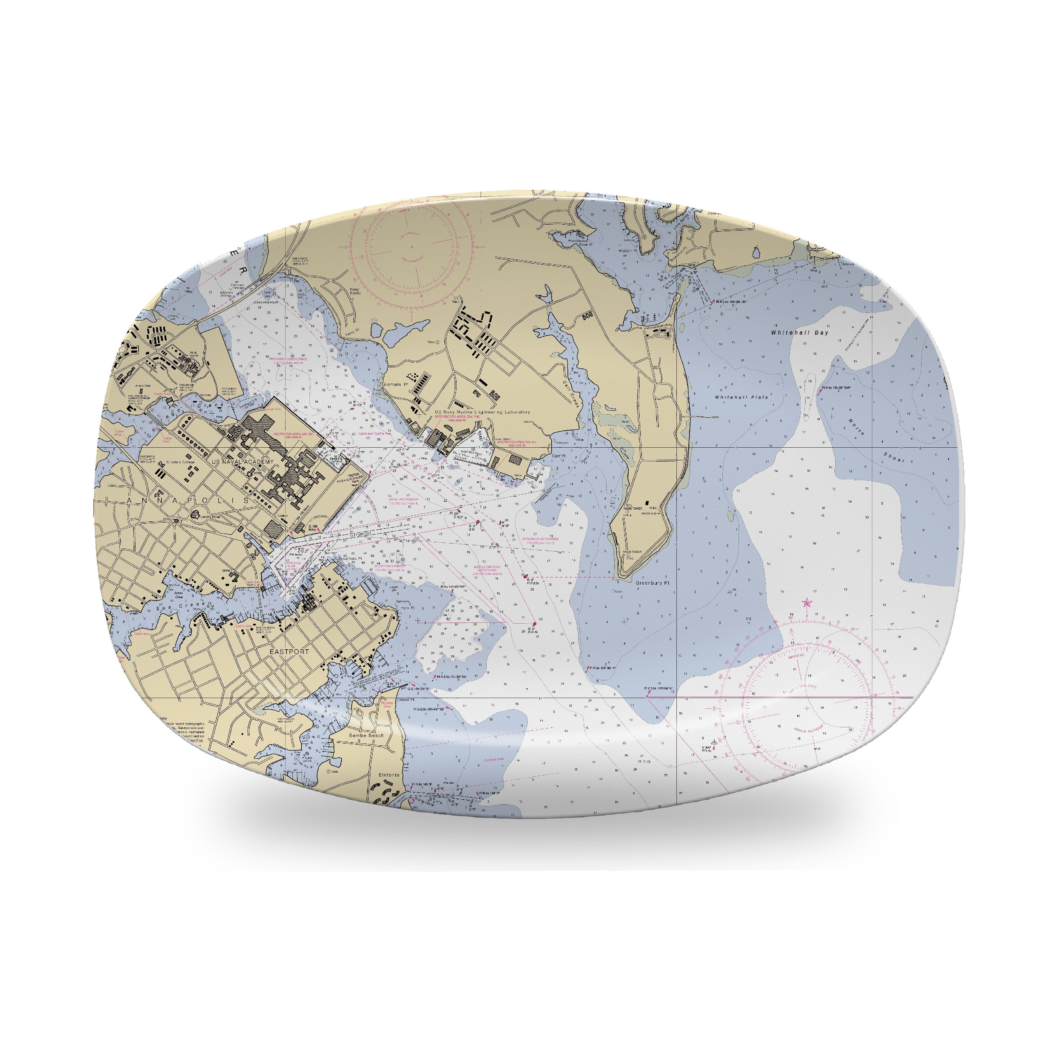 ANNAPOLIS Chart Platter – Quintessentials