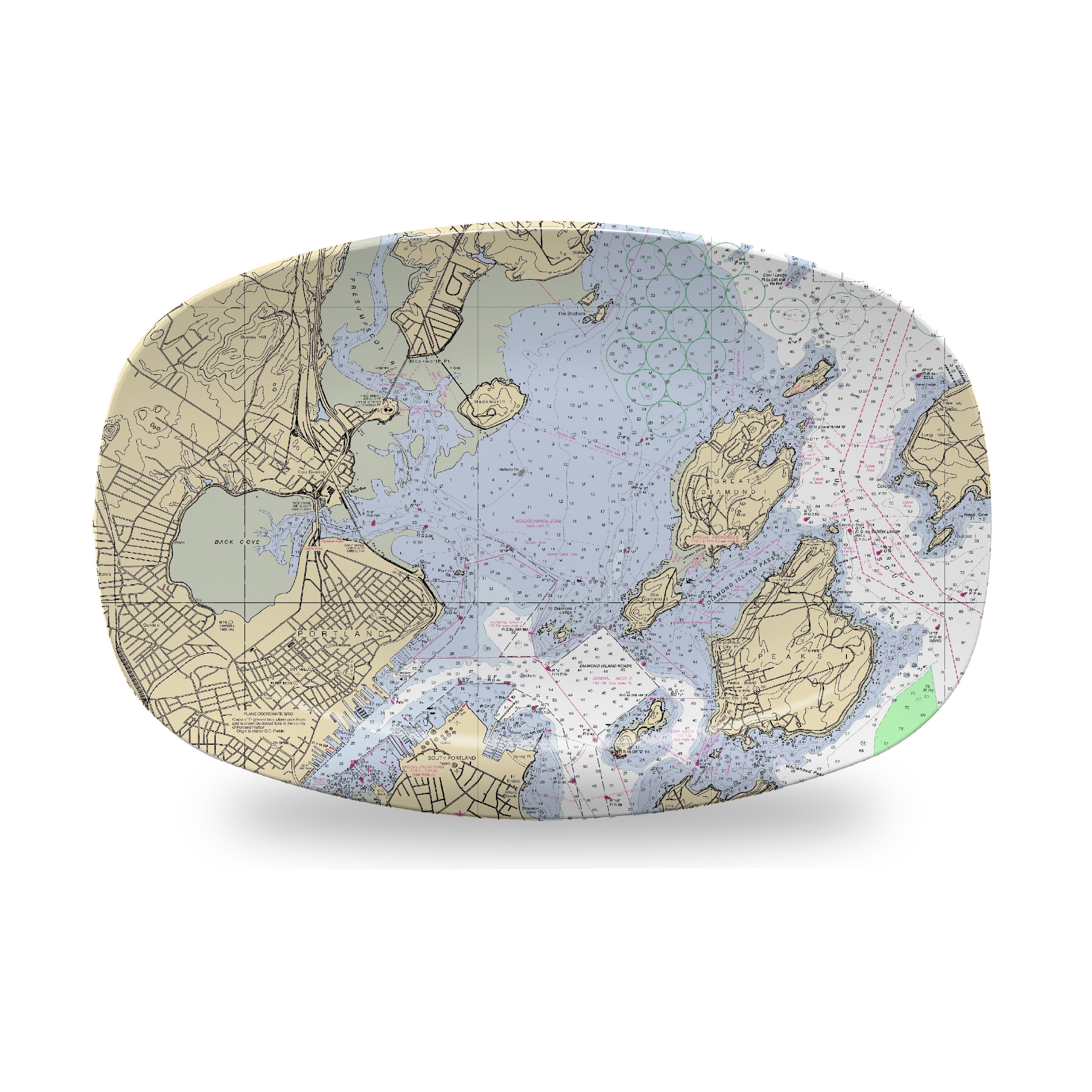 PORTLAND Chart Platter – Quintessentials