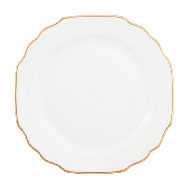 Georgian Gold Trim Dinner Plate – Quintessentials
