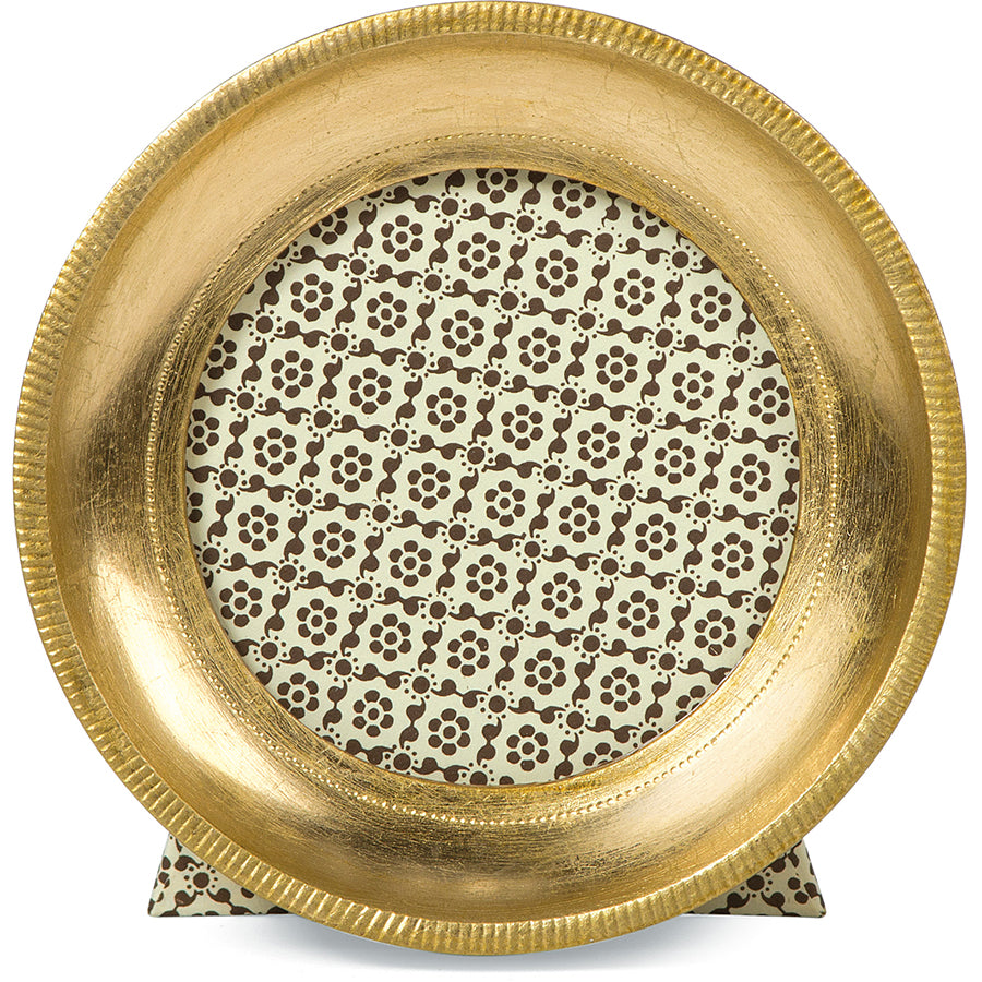 Round Gold Leaf Florentine Frame – Quintessentials