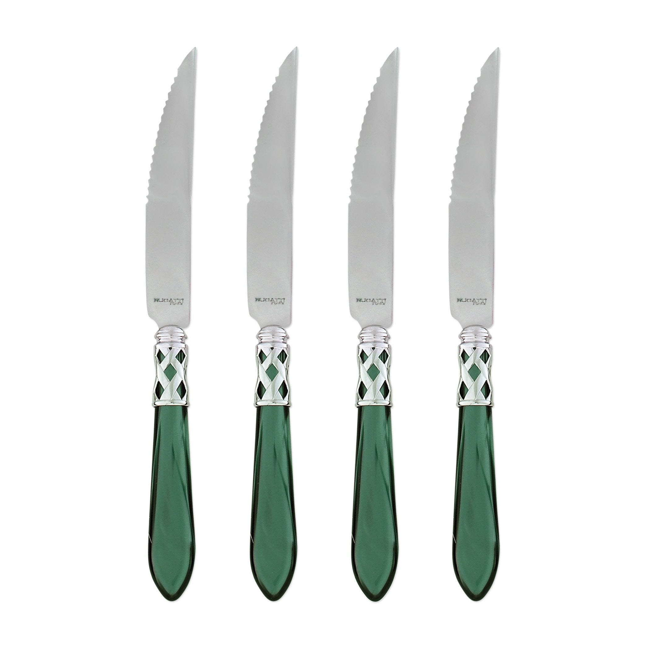 Aladdin Brilliant Green Steak Knives - Set of 4 – Quintessentials